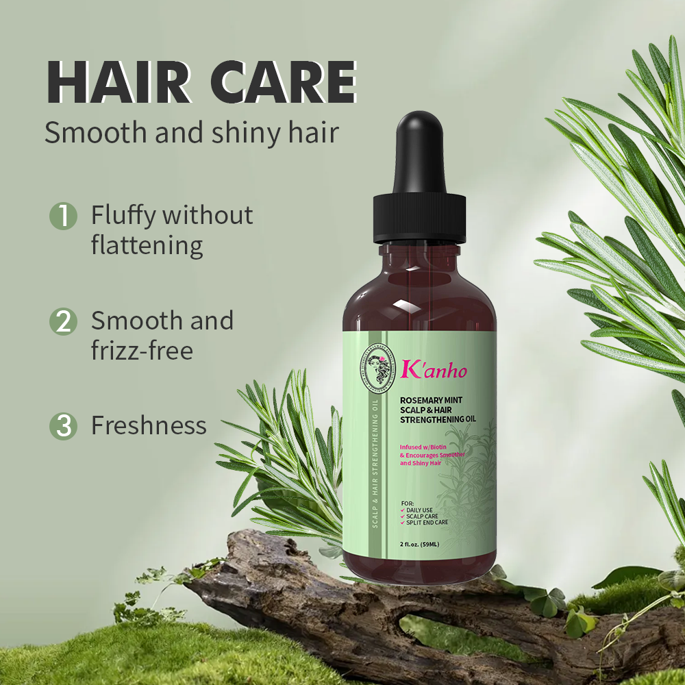 Buy Kanho Natural Rosemary Mint Hair Oil For Hair Care Repair Growth ...