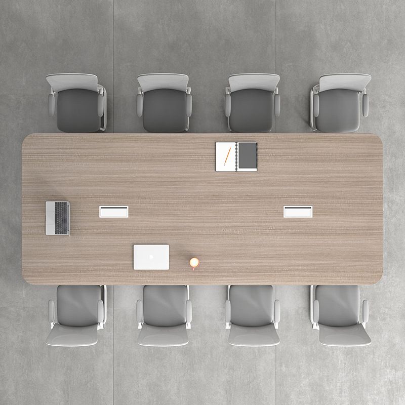 Buy Customizable Rectangular Wooden Boardroom Table With Cable ...
