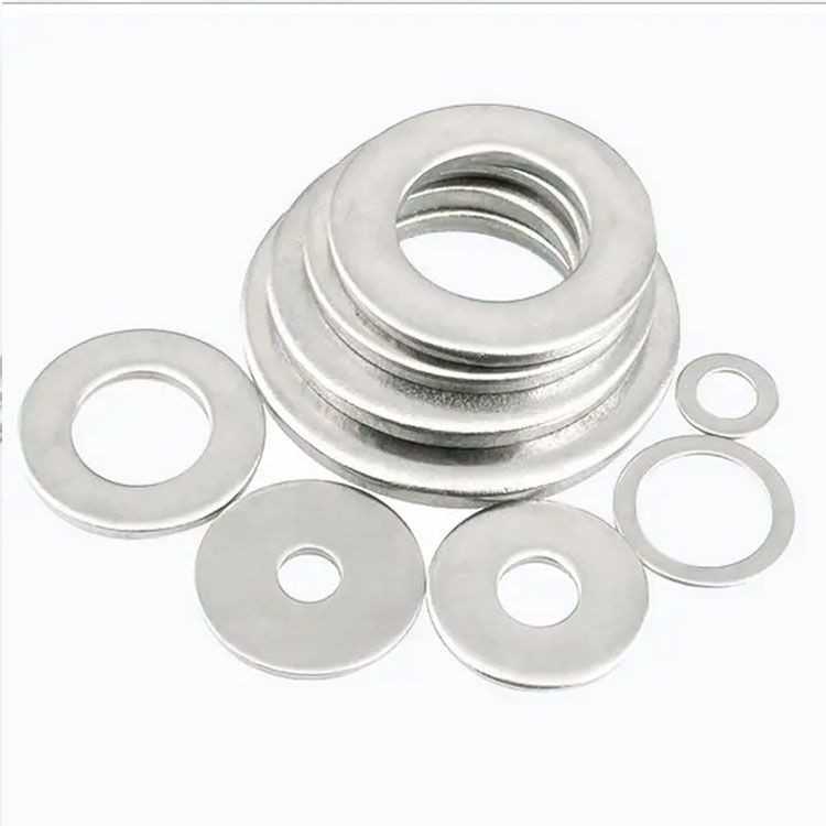 Buy Metal Galvanized Sliver Steel Flat Washer For Mechanical Industrial ...