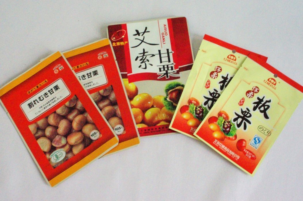 Buy Chestnut Ready-to-eat Nuts High Barrier Packaging 3-sides-seal ...