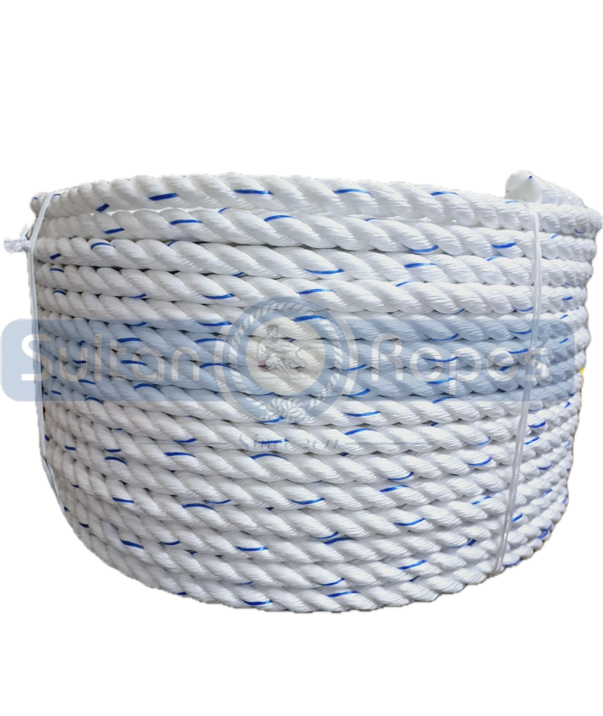 Buy White Pp Fishing Rope With Blue Tracer from RSRS Auto Components ...