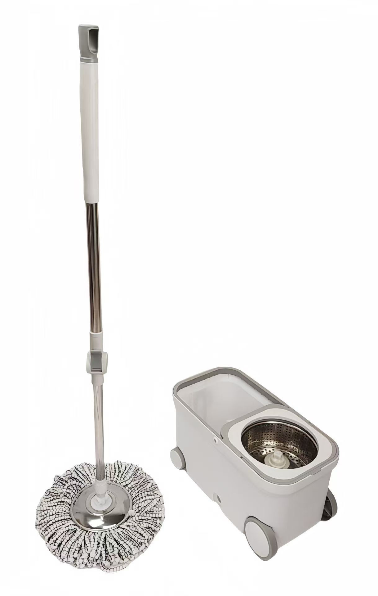 Buy Centrifugal Dual Drive 4 Wheels Water Spinning Rotary Mop Bucket ...