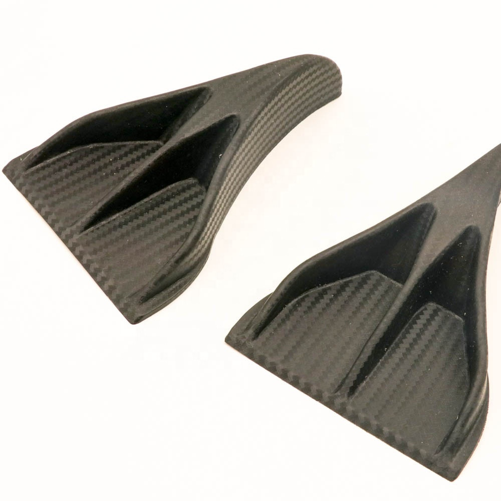 Buy 1pcs Carbon Fiber Look Vortex Generators Roof Antena Shark Fins ...