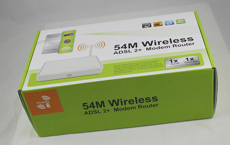 Buy 54mbps Adsl Modem Wifi Router Modem With Rj45 Port Thomson Tg585 V7 ...
