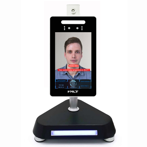 Buy 8 Inch Ai Face Recognition Thermometer Api Body Temperature ...
