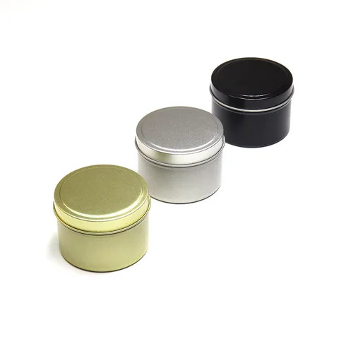 Buy Airtight Round Small Metal Cans Tin Boxes Container Custom Printed ...