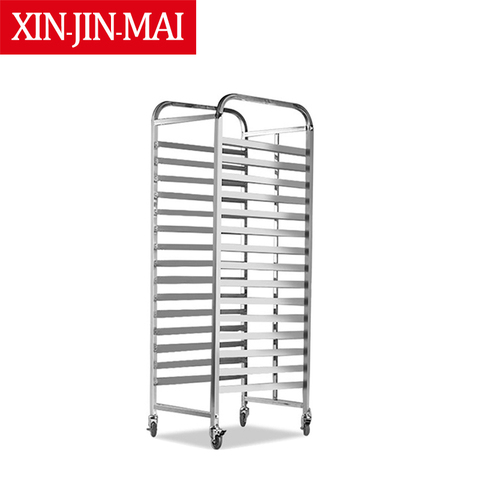 Buy Bakery Cooling Rack Baking Tray Trolley With 30 Trays from ...