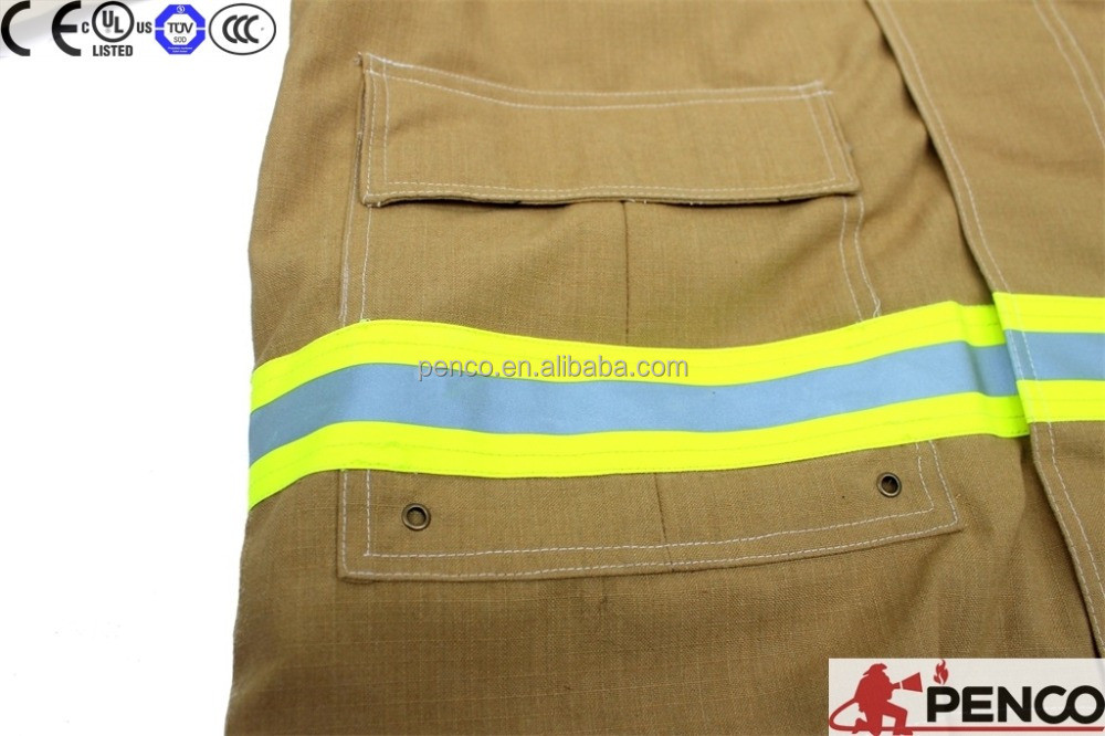 Buy Brown Colorful Uniform Fire Retardant Firefighter Safety Worker ...