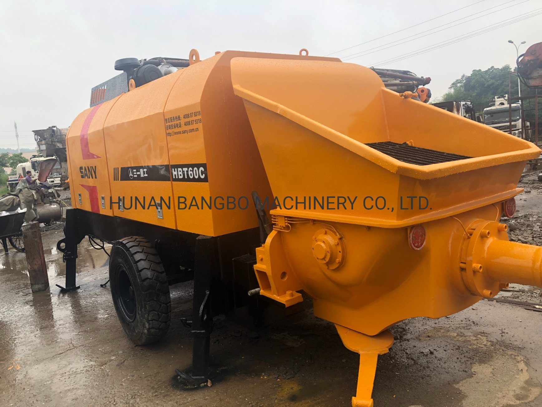 Buy Cement Machine Portable Concrete Trailer Pump Diesel Mini Cement ...