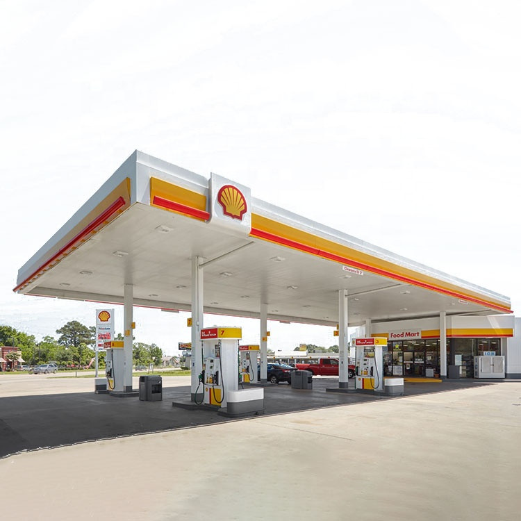 Buy China Steel Structure Design Petrol Gas Station Roof from Xuzhou ...
