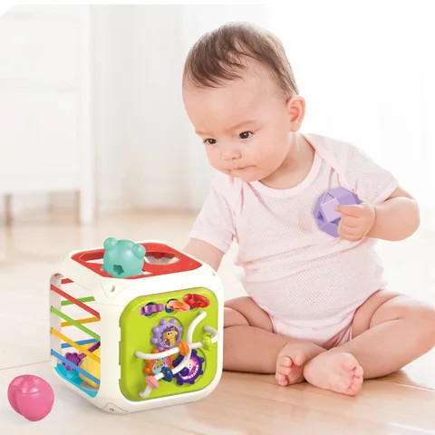 Buy Colorful Stacking Sensory Educational 7in1 Color Cognition Rainbow ...