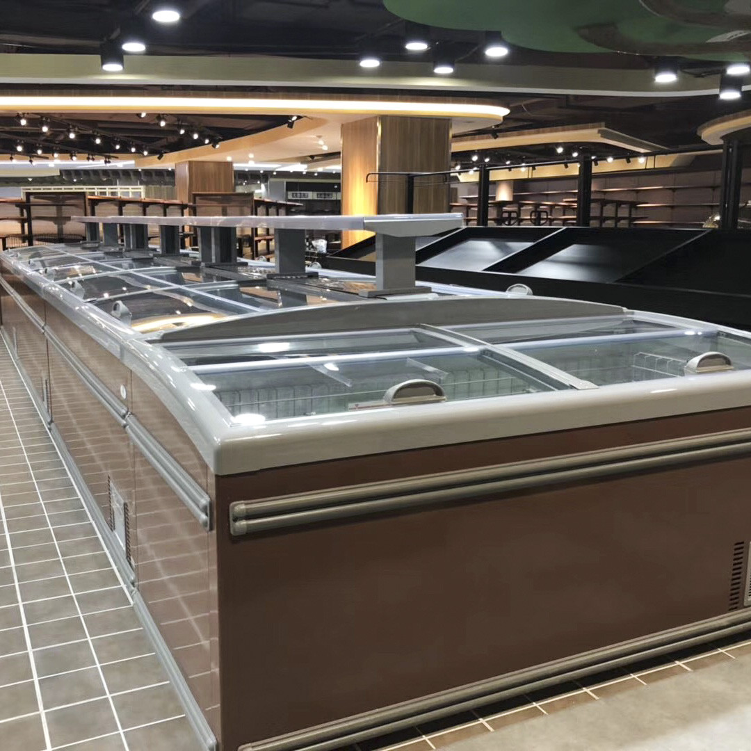 Buy Commercial Combine Display Deep Aht Kitchen Island Ice Chest ...