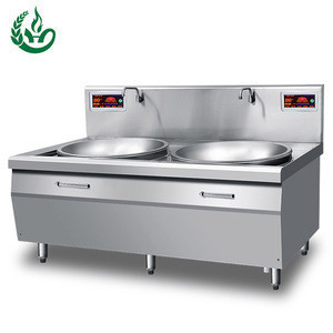 Buy Commercial Kitchen Equipment Stainless Steel Induction Wok Range ...