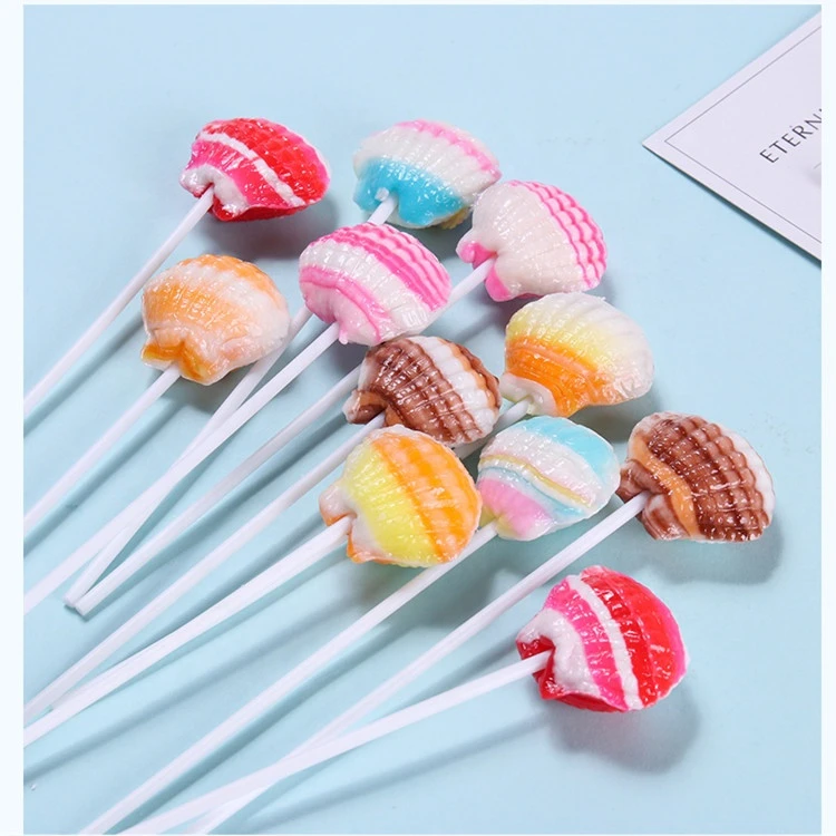 Buy Custom Shell Conch Cowry Mother Of Pearl Shape Lollipop Candy ...