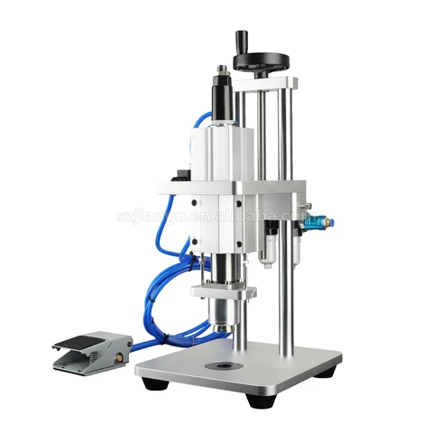 Buy Desktop Semi-auto Vial Sealing Machine Injection Glass Oral Liquid ...