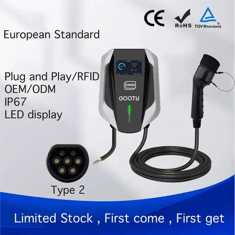 Buy Evse Wallbox 4g Wifi Or Ethernet Type 2 16a Ev Fast Charging ...