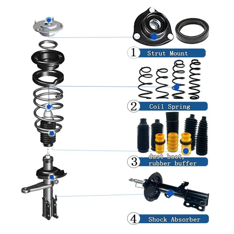 Buy For 2022 Byd Han Ev Han Dm Suspension Front And Rear Damping ...