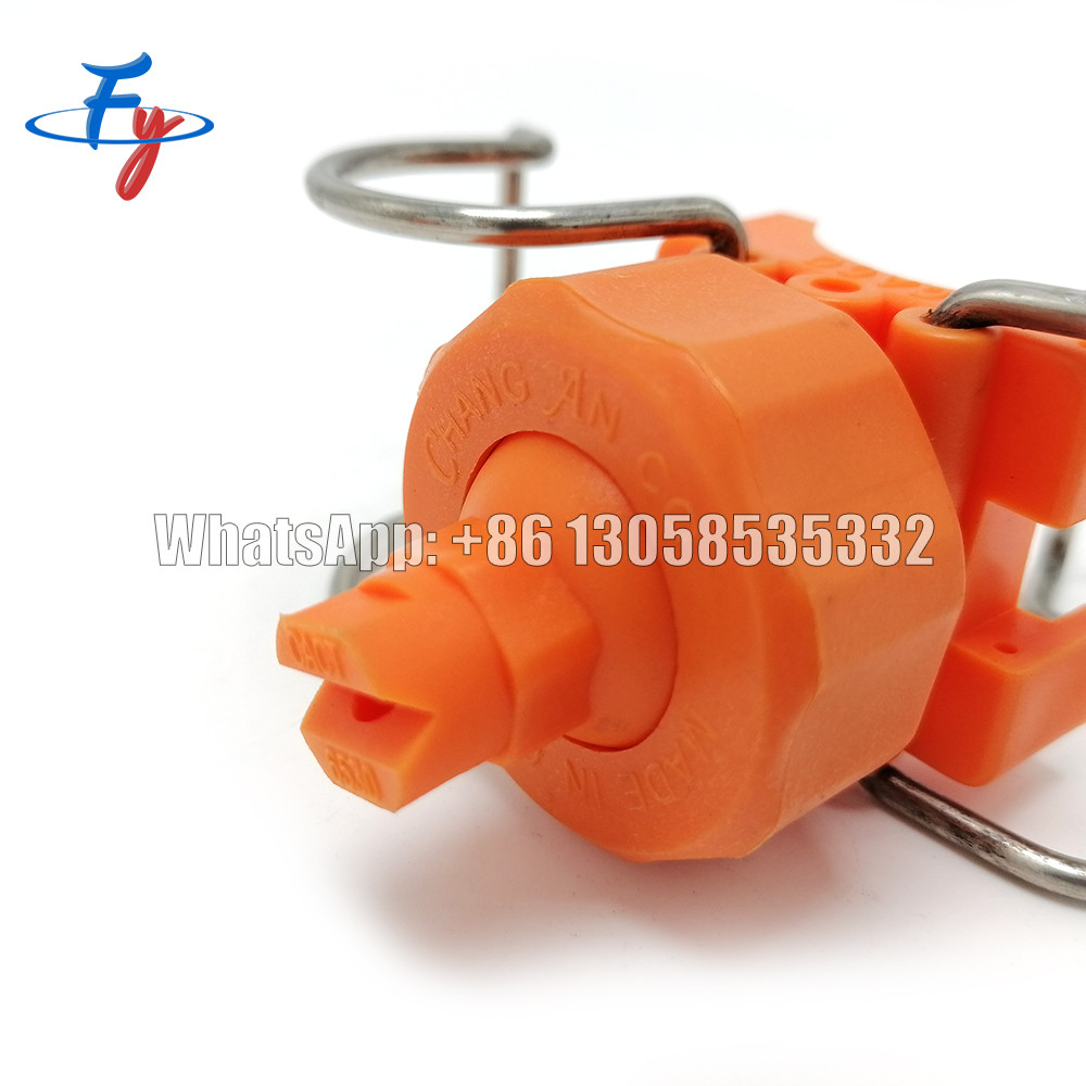 Buy Fy Adjustable Ball Clip-on Hose Nozzle, Double Clamp Eyelet Clamp ...