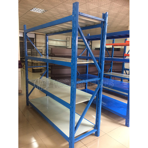 Buy Heda Heavy Duty Industrial Warehouse Storage Rack Shelf Steel ...