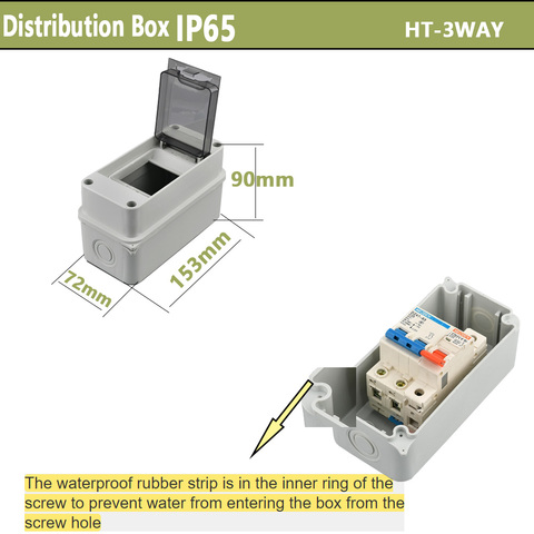 Buy High Quality Outdoor Waterproof Ip65 3-way Electrical Breaker Panel ...