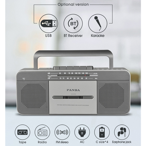 Buy Home Used Popular Classic Big Cassette Tape And Fm Radio Portable ...