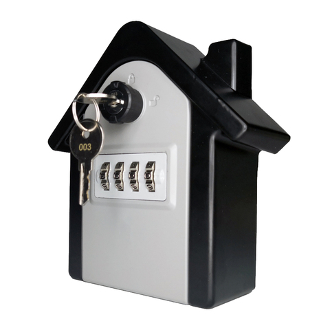 Buy House Style Wall Mount Security Combination Lock With Key Safes ...