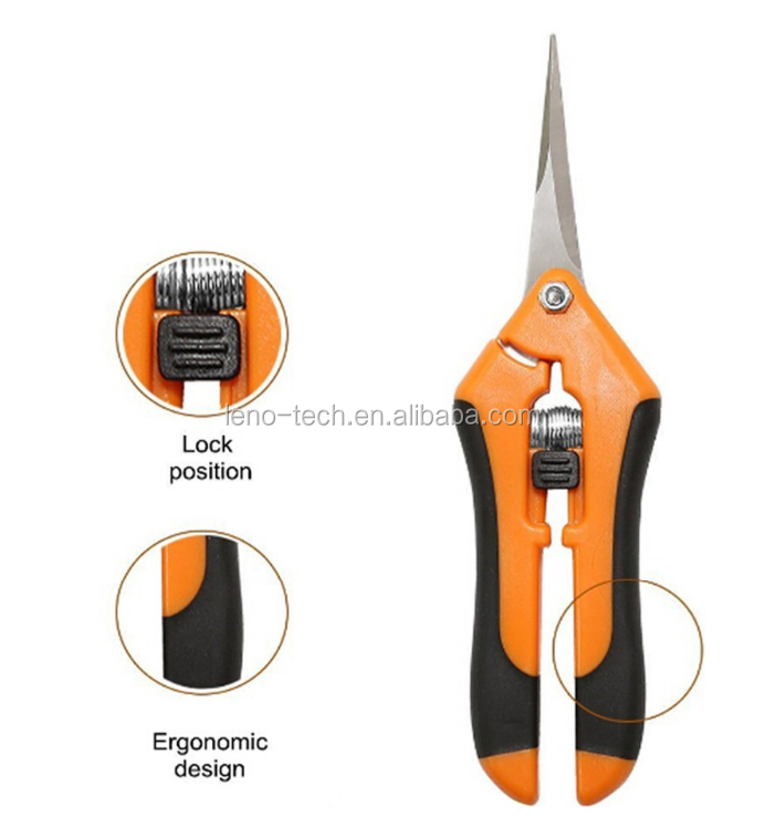 Buy Hydroponic Curved Straight Garden Trimming Scissors from Ningbo ...