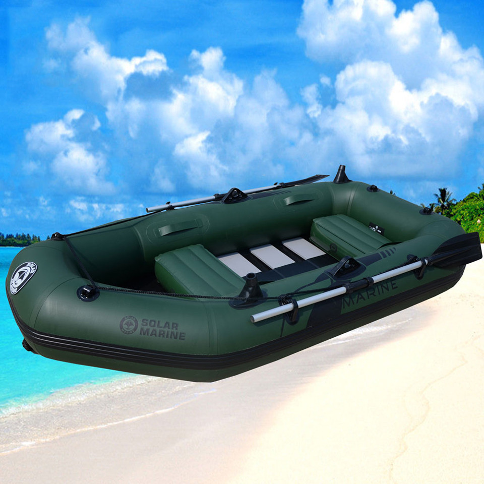 Buy Inflatable 260cm Rowing Boat Pvc Fishing Canoe Kayak Flooded Area ...