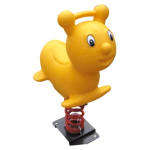 Buy Kids Cute Animal Outdoor Playground Ride On Toys Plastic Spring ...