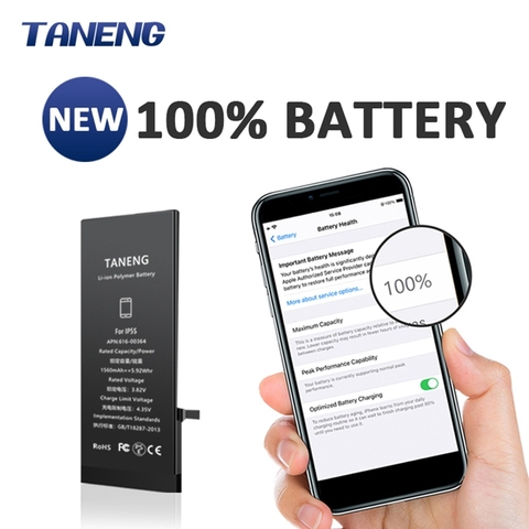 Buy 100% Lithium Phone Battery For Iphone 5s 6 6s Se 6s Plus 7 7plus 8 ...