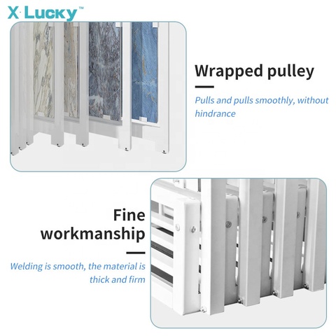 Buy Lucky Factory Modern Rotatable Slab Tiles Display Rack Floor Marble ...