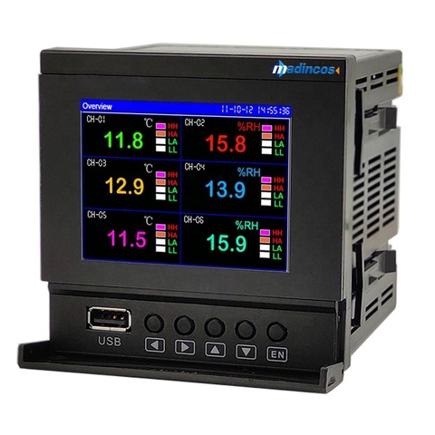 Buy Mpr800: Universal Digital Paperless Temperature And Humidity Data ...