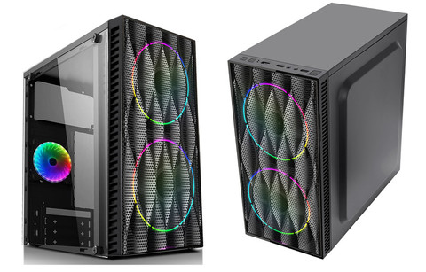 Buy Office Computer Pc Case With Left And Front Acrylic Plate Mini Case ...