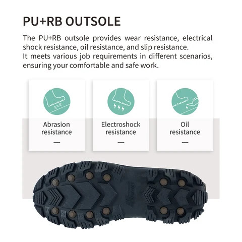 Buy Pinnip Construction Industry Safety Boots Oil Resistance ...