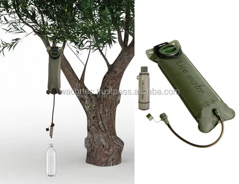Buy Portable Water Filter System With Foldable Water Bottle & Water Bag ...
