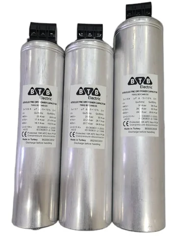 Buy Power Quality Capacitor 25 Kvar 3 Phases 440v Round Type High ...