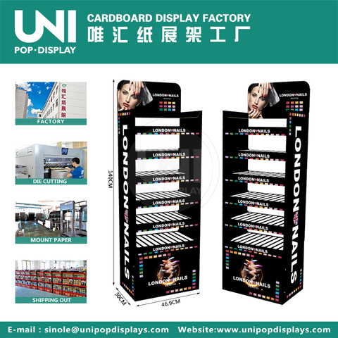 Buy Retail Supermarket Cardboard Shelf Floor Display Counter Top Pop ...