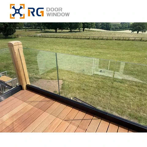 Buy Rg140 Invisible Frame Railing Frameless Balustrade Glass Railing ...