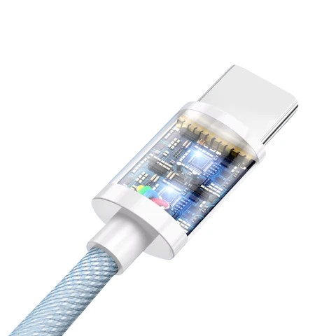 Buy Sd-271 Braided Type C To Type C Pd 30w 1m Fast Charging Cables Data ...