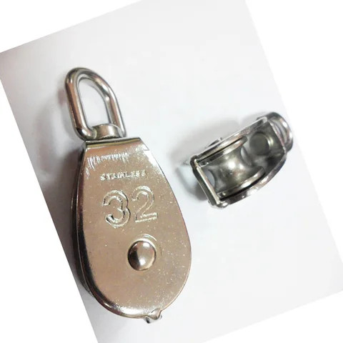 Buy Ss304 Stainless Steel Swivel Sheave Rope Pulley Block from Foshan ...