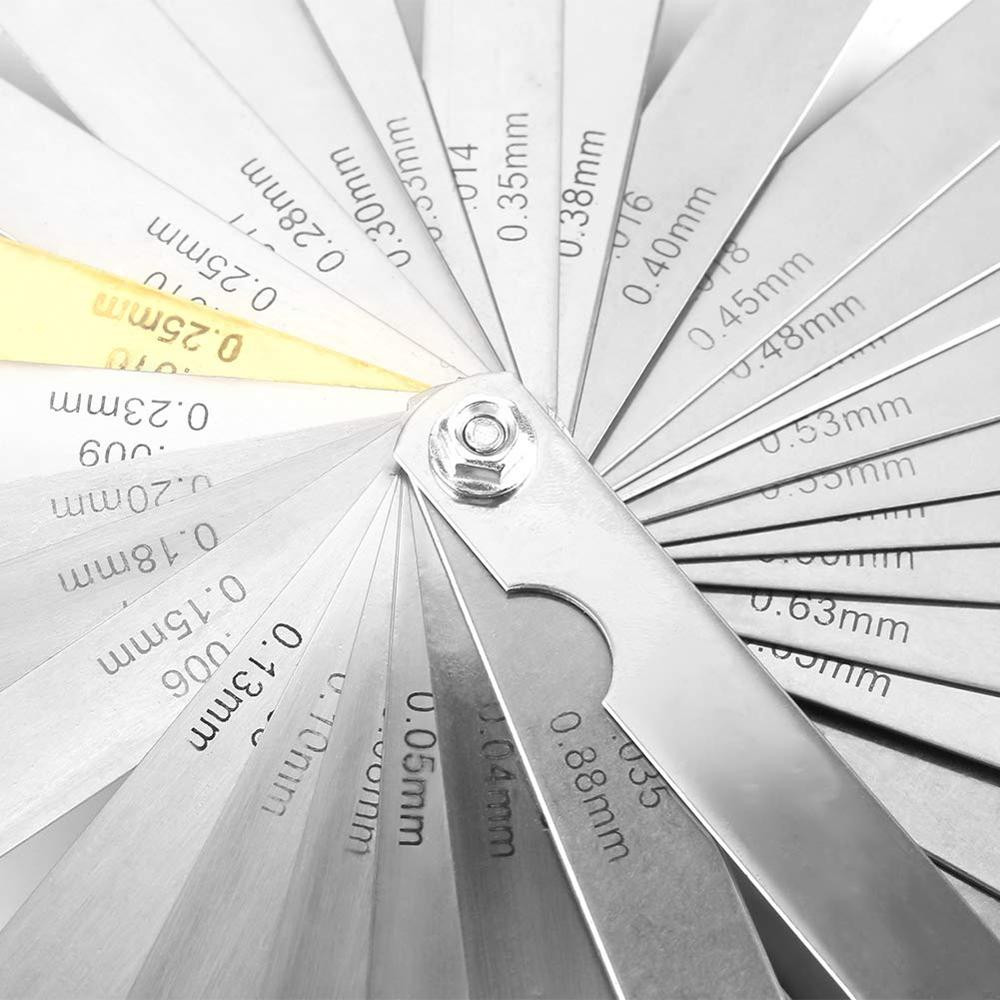 Buy Stainless Steel Filler Feeler Gauges Blade Thickness Gauge 32 ...