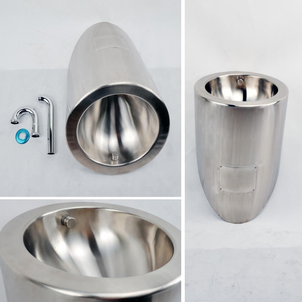 Buy Stainless Steel Wall Mounted Sensor Urinal Waterless from Foshan ...