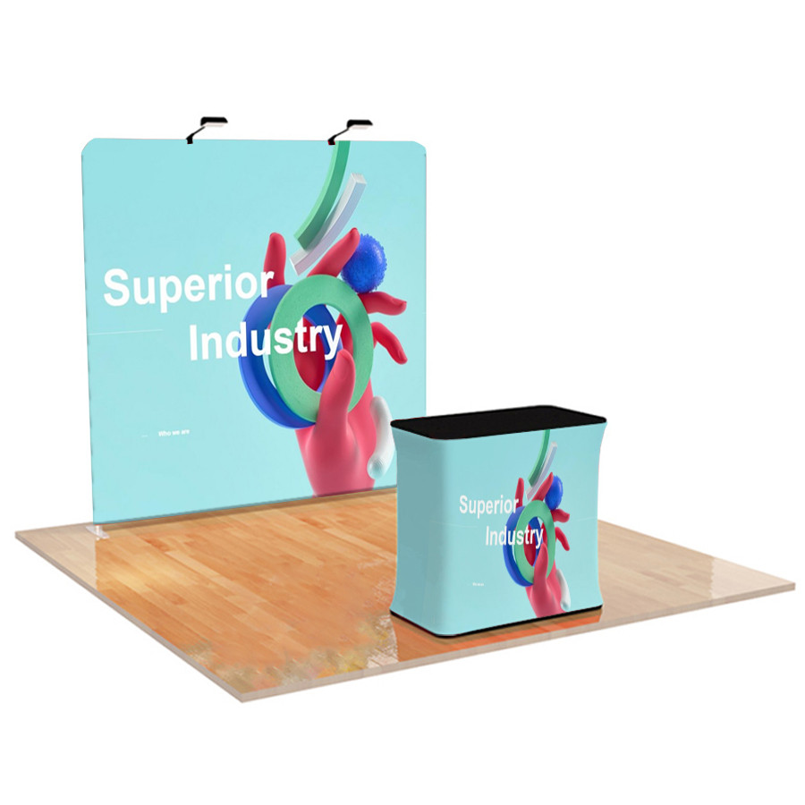 Buy Tension Fabric Backdrops Trade Show Folding Booth 10x20ft Backdrop ...