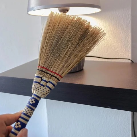 Buy Unique Design Mini Woven Grass Broom Home Cleaning Tools And ...