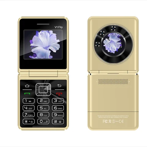 Buy V1 2.4inch New Flip Mobile Phone Dual Sim Gsm Speed Dial Magic ...