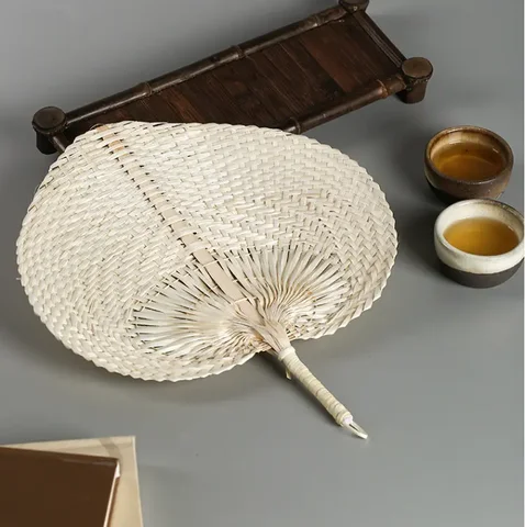 Buy Viet Nam Bamboo Craft Weave Hand Fan Heart/ Handwoven Personalized ...