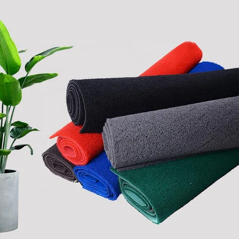 Buy Waterproof Outdoor Spaghetti Floor Carpet Pvc Coil Loop Mat Rolls ...
