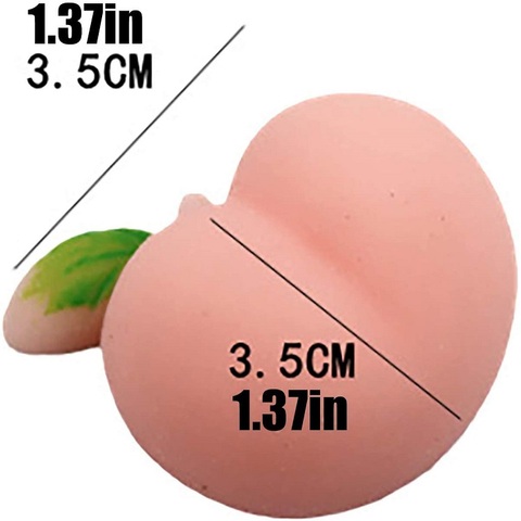 Buy Wholesale Mochi Peach Toys Mini Pink Peach Fruits Squeeze Funny ...