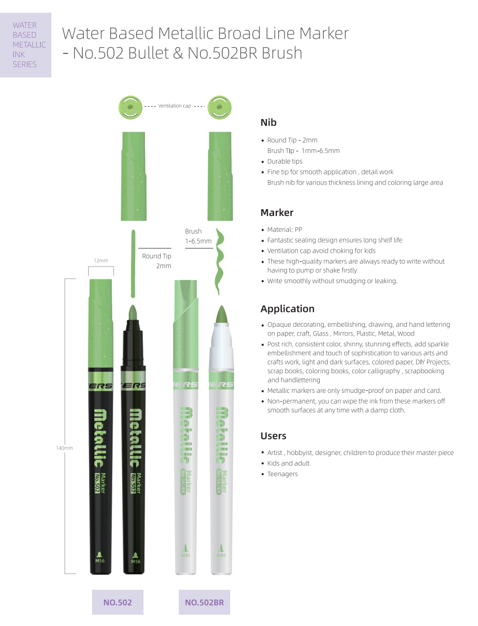 Buy Iers Marker,alcohol Marker, Acrylic Marker,chalk Marker,metalic ...