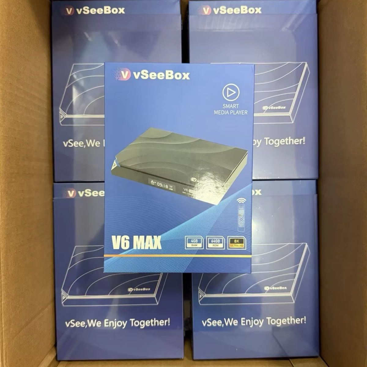 Buy Brand New Vseebox V6 Max 2025 New Box 64gb 8k Hd Voice Control from ...